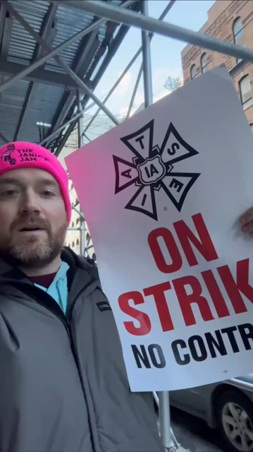 Ned Donovan: "Standing with my fellow arts workers at the Atlan…" - me.dm by Medium.com